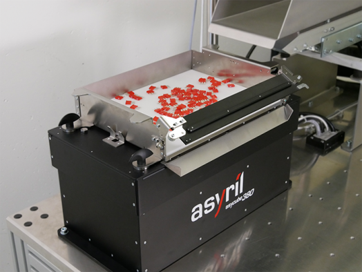 Easy change of part thanks to the new purge platform for the Asycubes ...