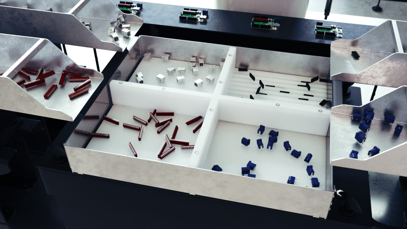 Multi-feeding: feed up to 4 parts simultaneously with EYE+ - Asyril